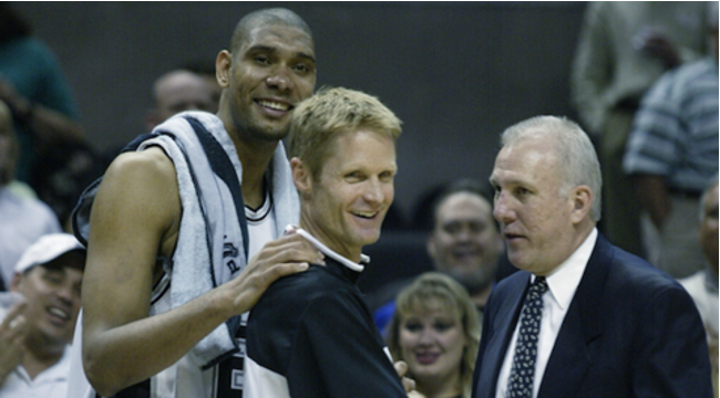 Steve Kerr Says Tim Duncan Is Sitting Out Because He’s ’57 Years Old.'