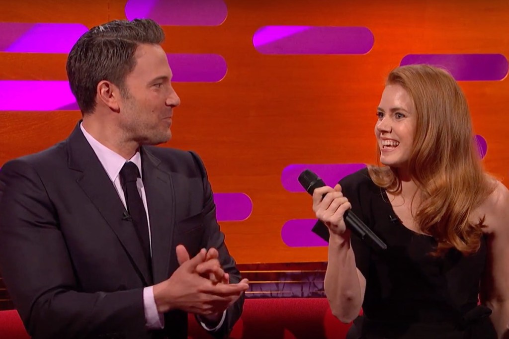 Watch Henry Cavill, Ben Affleck, and Amy Adams do the Batman voice