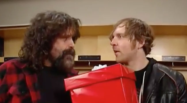 Here's The Pep Talk And Gift That Mick Foley Gave To Dean Ambrose