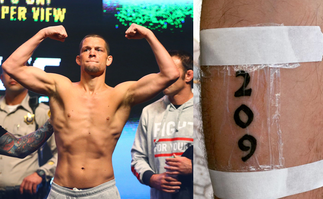 Jon Anik Got A '209' Tattoo After Predicting Nate Diaz Would Lose