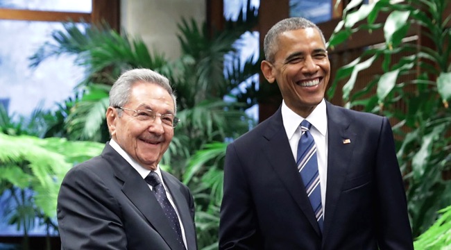 [VIDEO] President Obama & Raul Castro Shake Hands In Cuba