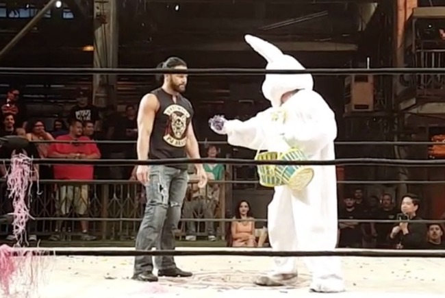 PJ Black Confronted His Bunny Past During Lucha Underground's Easter