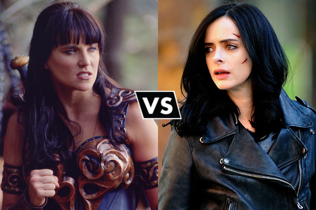 A Heroes vs. Villains Debate: Xena vs. Jessica Jones