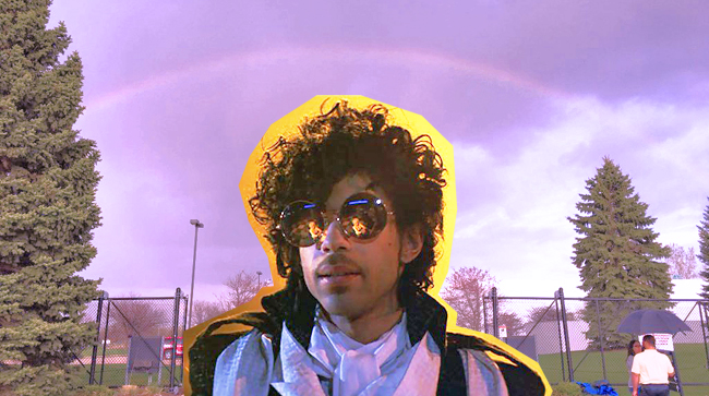 A Rainbow Appears Above Prince’s Paisley Park Hours After His Passing