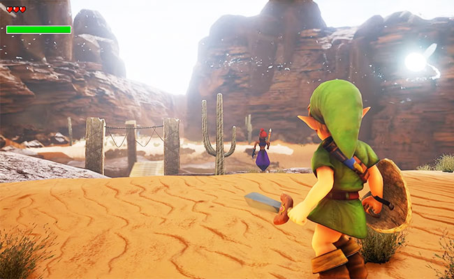 Check Out This Recreation of 'Ocarina Of Time's' Gerudo Valley