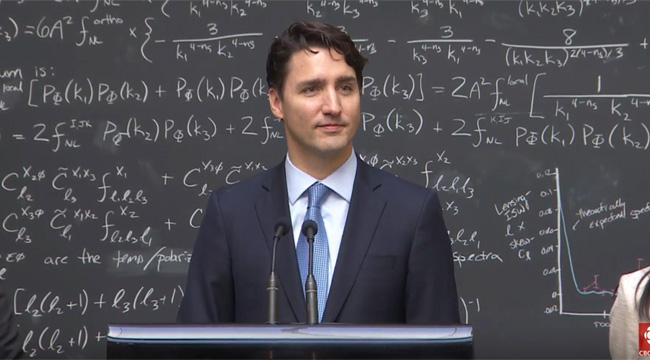 VIDEO Justin Trudeau Delivers Impromptu Quantum Computing Lecture