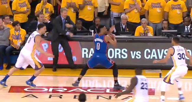 Russell Westbrook Got Away With A Travel In A Pivotal Moment Of Game 1