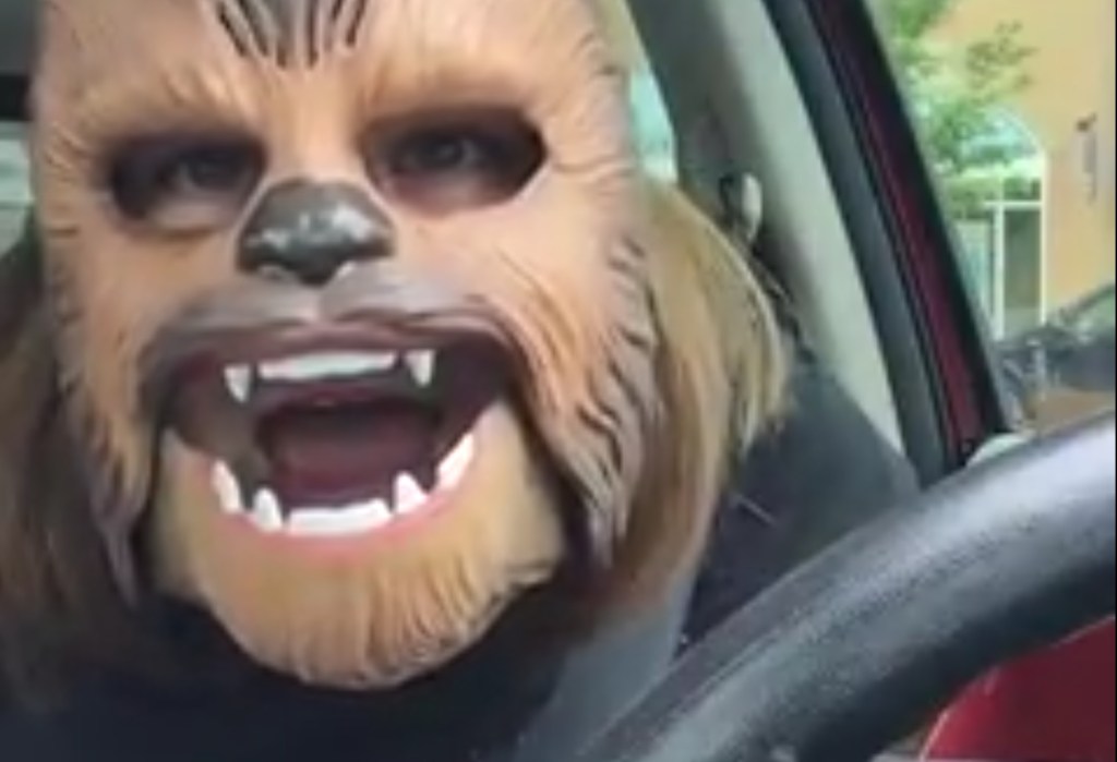 Star Wars Chewbacca Mask Sells Out Following Viral Video