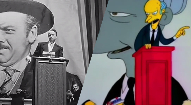 A 'Simpsons' Supercut For The 75th Anniversary of 'Citizen Kane'