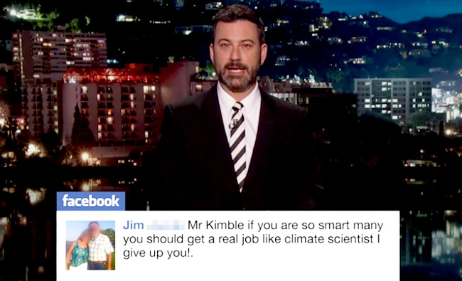 Jimmy Kimmel Received Predictable Backlash Over His Climate Change PSA