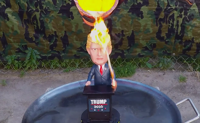 Witness 'Trump Vs. Molten Copper' In This Mesmerizing Video