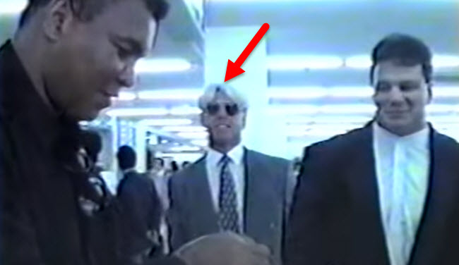 Video Of Muhammad Ali Doing Magic Tricks For Ric Flair
