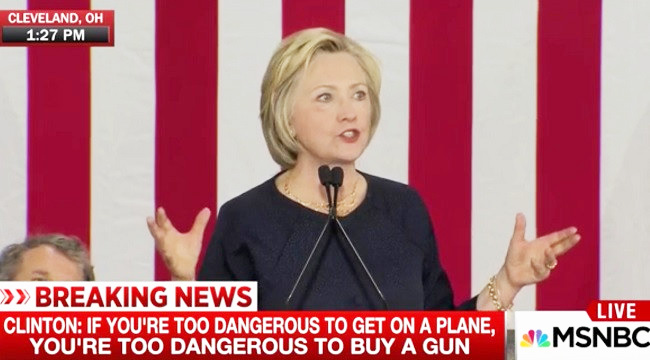 Hillary Clinton Calls For A Ban On AR-15 Rifles After Orlando Massacre