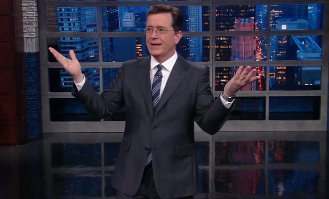 Stephen Colbert Praises Democrats Over Their Sit-In Protest