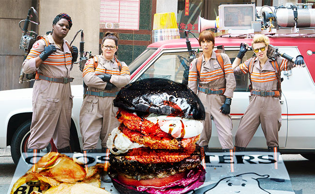 This Japanese 'Ghostbusters' Burger Looks Like Pure, Tasty Insanity