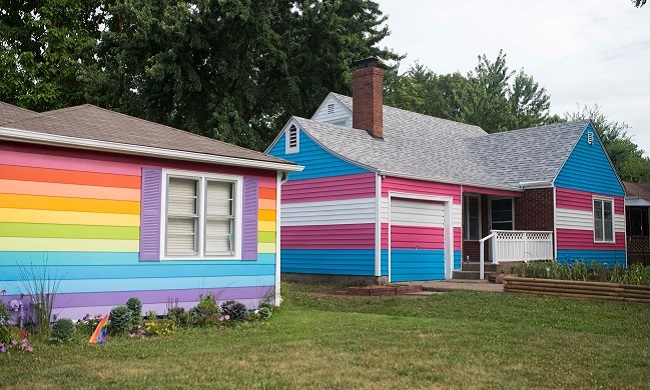 House Across From Westboro Baptist Church Celebrates Transgender Pride
