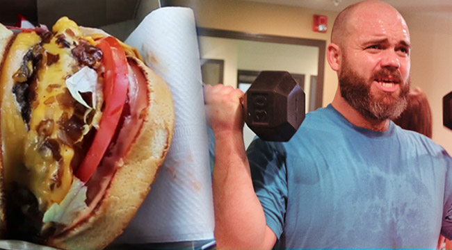 Watch This Guy Try To Burn Off All The Calories In A Fast Food Meal
