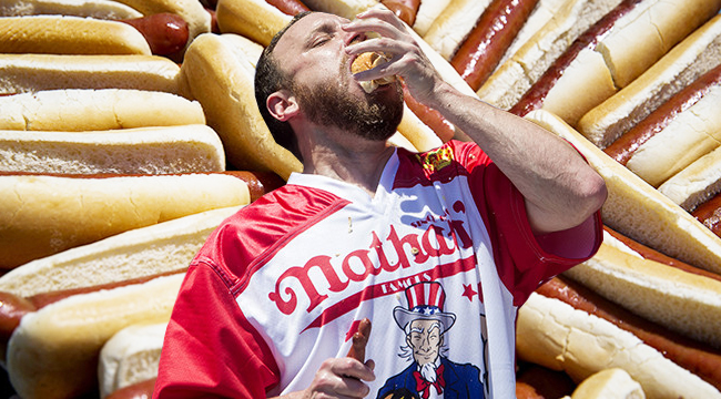A New World Record Was Set At Nathan's Hot Dog Eating Contest