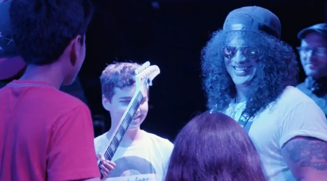 WATCH Slash And The School Of Rock Tear Through 'Paradise City'