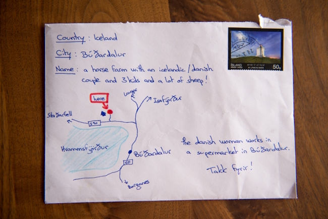 Iceland s Postal Service Delivered A Letter With A Hand Drawn Map iceland-s-postal-service-delivered-a-letter-with-a-hand-drawn-map