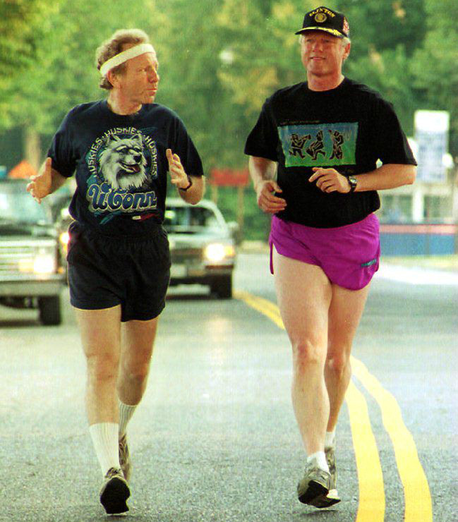 Eight Photos Of Bill Clinton Working Out In The 1990s