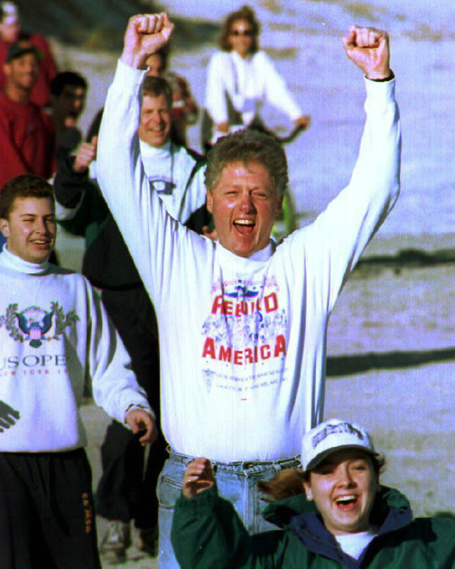 Eight Photos Of Bill Clinton Working Out In The 1990s
