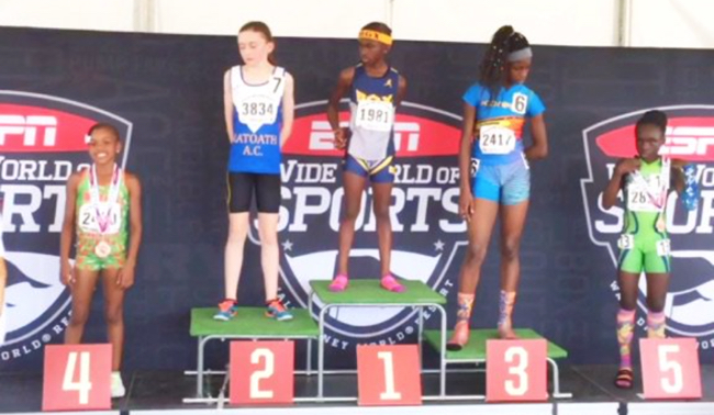 See Chad Johnson's 11-Year-Old Daughter Dominate The Jr. Olympics