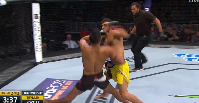 A UFC Fighter Got Hit So Hard He Turned Into Stretch Armstrong