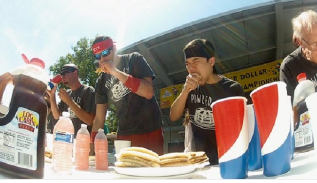 Matt Stonie Eats World Record 113 Pancakes In 8 Minutes
