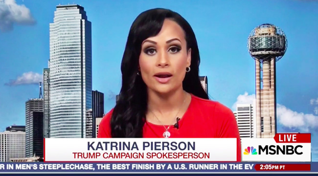 Katrina Pierson Diagnoses Hillary Clinton With Dysphasia