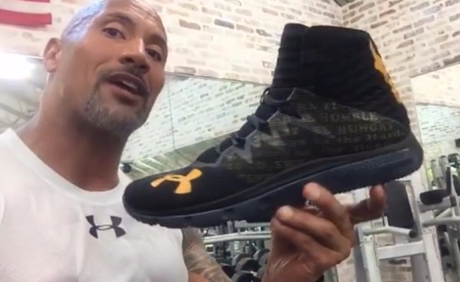 The Rock Gave His Social Media Followers A Preview Of His New Sneaker