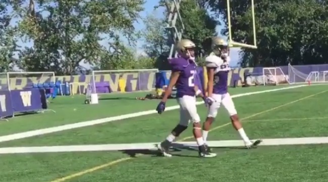 Two College Football Players Were Forced To Hold Hands After A Fight
