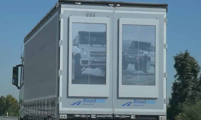 These eInk Screens Turn Trucks Into Giant Rolling Billboards