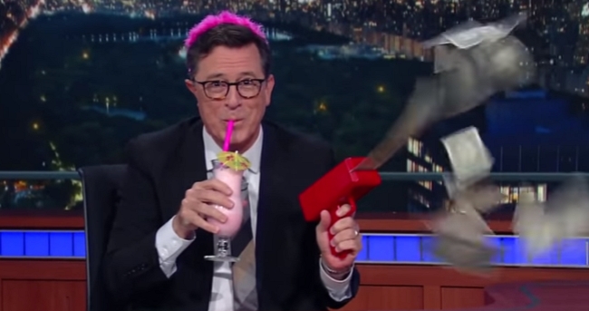 Stephen Colbert Had A Hilarious Chat With Donald Trump's 'Top Cop'