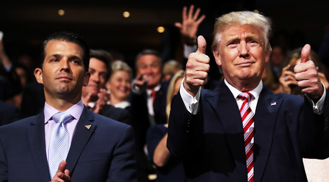 Trump Campaign Stands By Donald Jr.'s Skittles Meme In A Trump Way