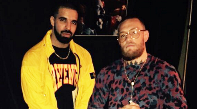 Conor McGregor Hung Out With Drake And Bono