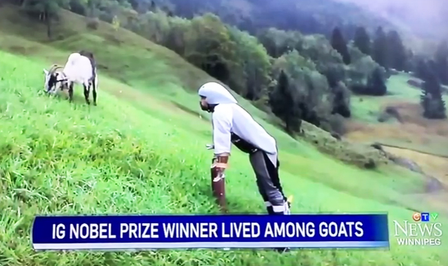 This Man Who Lived As A Goat Is More Than This TV News Anchor Can Take