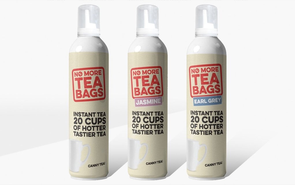 Aerosol Tea Is Here To Save You Roughly 4 Seconds Per Day!