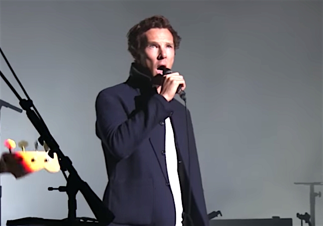 Benedict Cumberbatch Performed Pink Floyd's 'Comfortably Numb'