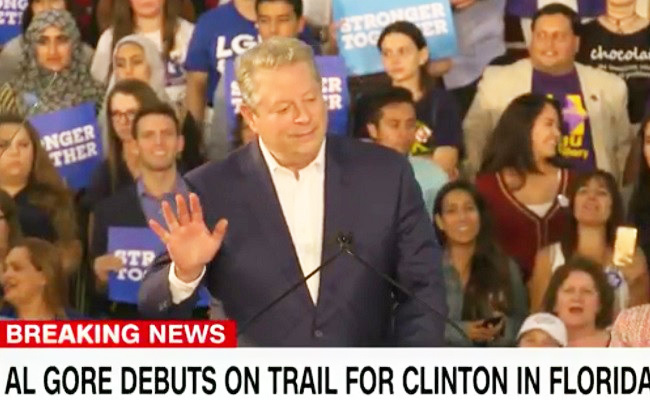 [WATCH] Al Gore Gets Emotional Talking To Florida Clinton Supporters
