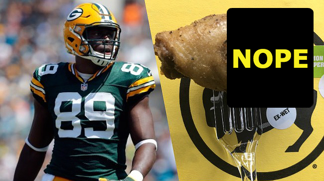 Jared Cook Made A Horrifying Discovery At Buffalo Wild Wings