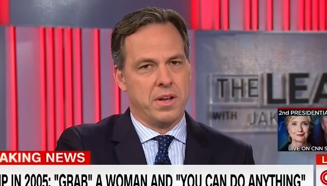 [WATCH] Jake Tapper Reacts To Donald Trump's 'Locker Room Banter'