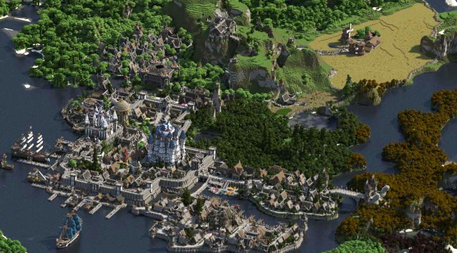 One Man Spent 4.5 Years Building A, Glorious Fantasy Minecraft World