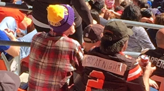 This Cleveland Fan Cries At Night Because Of The Browns