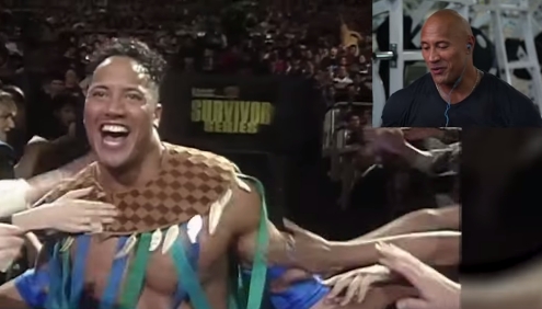 The Rock Provides Embarrassed Commentary For His First WWE Match