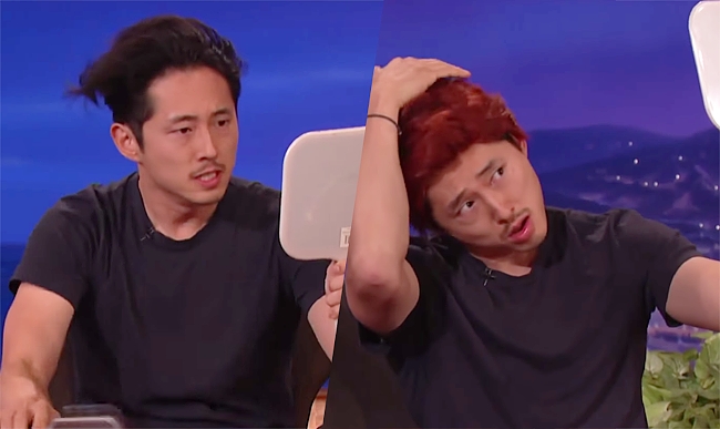 [WATCH] Steven Yeun 'Conan,' 'Walking Dead' Job Hunt Video