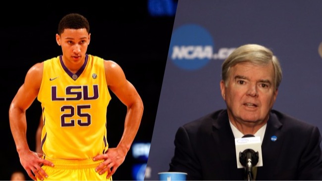 Mark Emmert Tells Ben Simmons The NCAA Doesn't Put A Gun To Your Head