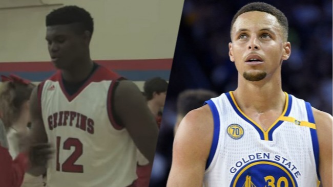 [WATCH] Stephen Curry Is Impressed By Hoops Prospect Zion Williamson