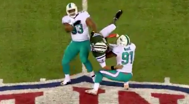Bryce Petty Got Obliterated By Ndamukong Suh And Cameron Wake