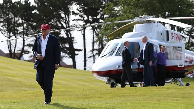 Donald Trump May Arrive At His Inauguration Via Helicopter